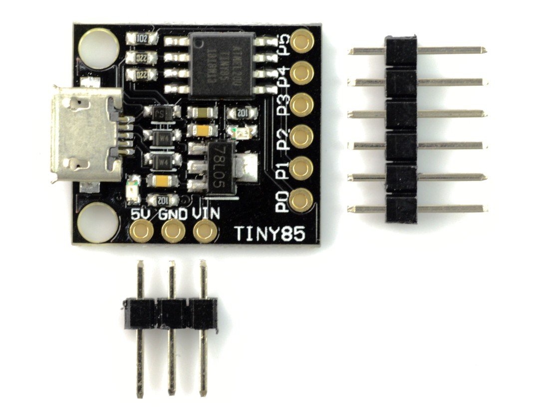 Digispark - Mini mikrokontrolér Attiny85 - 5V Botland - obchod s robotikou