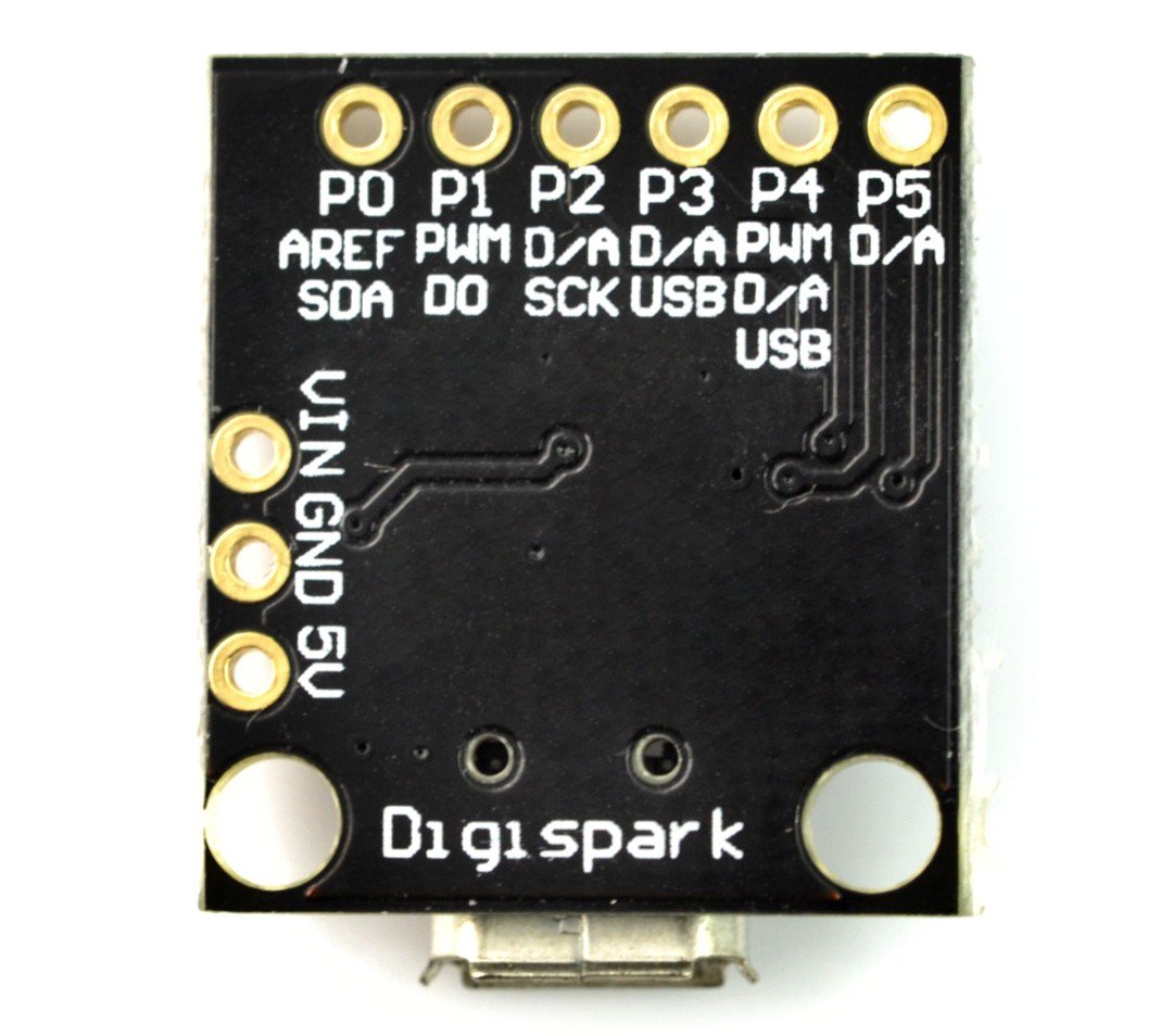 Digispark - Mini mikrokontrolér Attiny85 - 5V Botland - obchod s robotikou