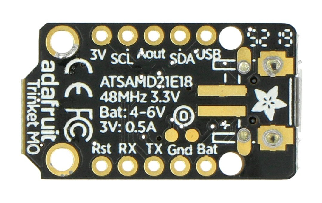 Trinket M0 Mikrokontrolér Circuitpython A Arduino Ide Adafruit 1670